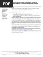 One-Time Withdrawal Request Form | PDF | Individual Retirement Account ...