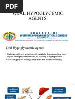 Oral Hypoglycemic Drugs Classification | PDF | Hypoglycemia | Medical ...