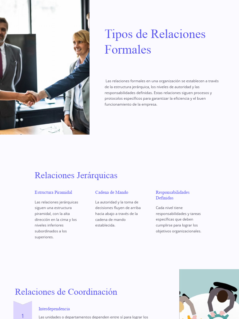 Tipos de Relaciones Formales | Descargar gratis PDF | Business