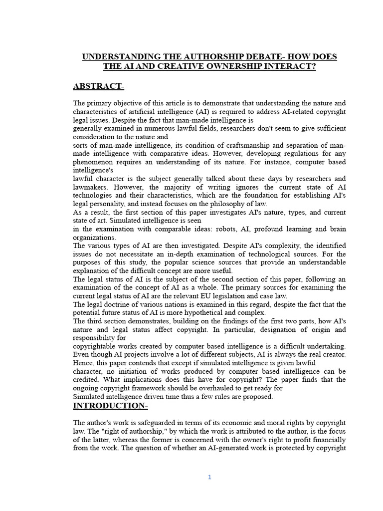 Intern Assignment 1 | Download Free PDF | Artificial Intelligence | Intelligence (AI) & Semantics