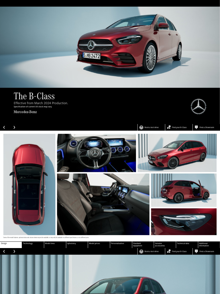 2024 Mercedes-Benz B-Class Overview | PDF | Car | Land Vehicles