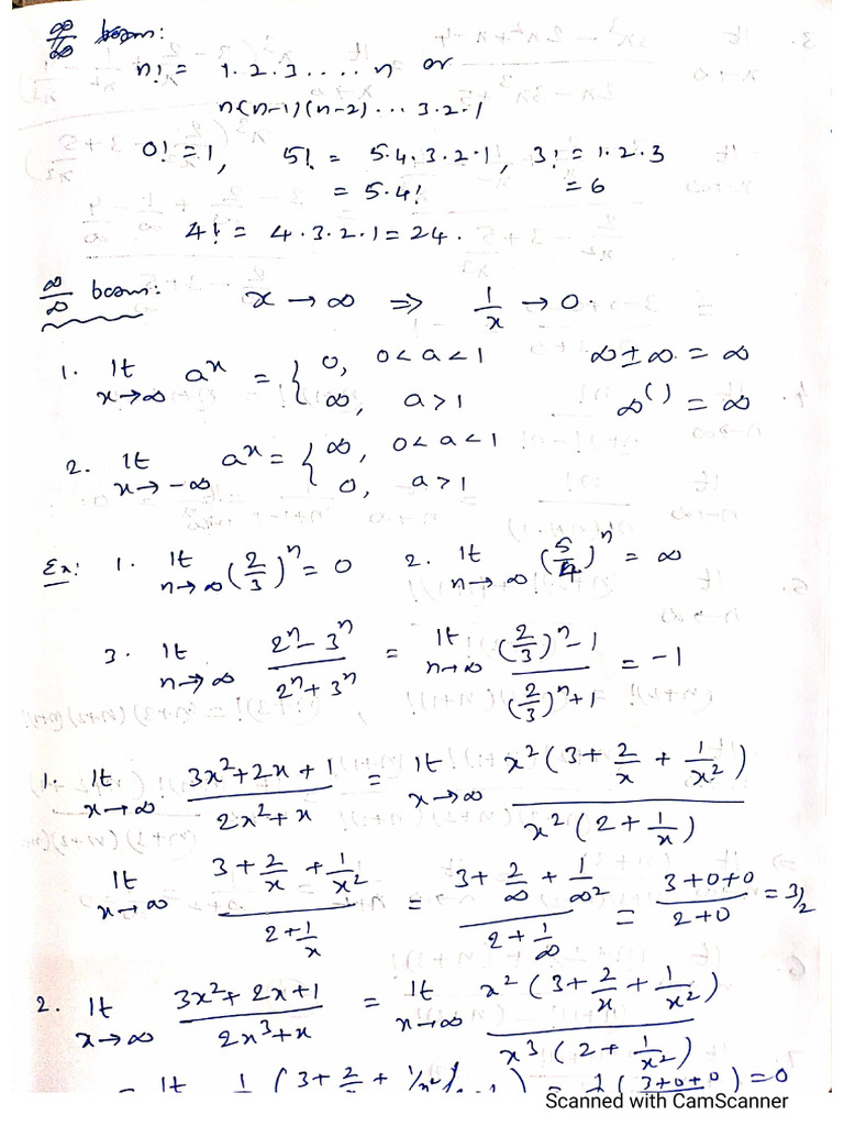 Basic Limits 3 | PDF