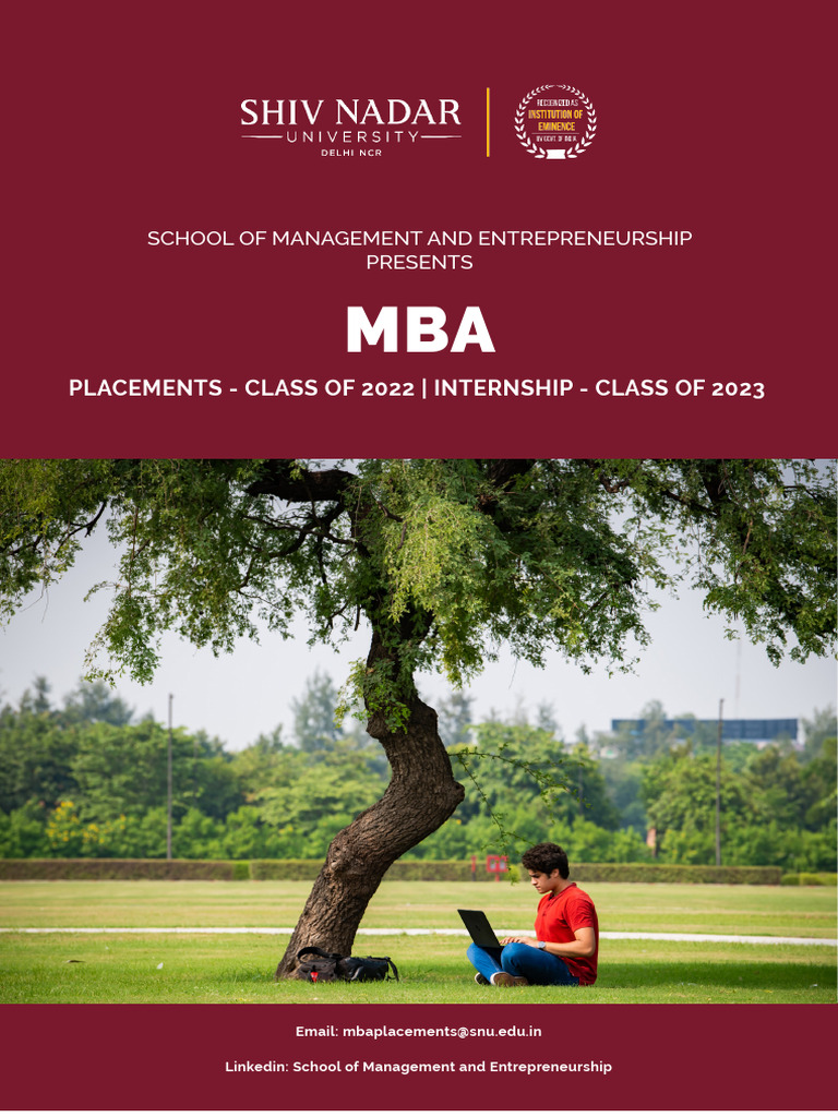 MBA-Brochure-21-Dec-2021 | PDF | Master Of Business Administration ...