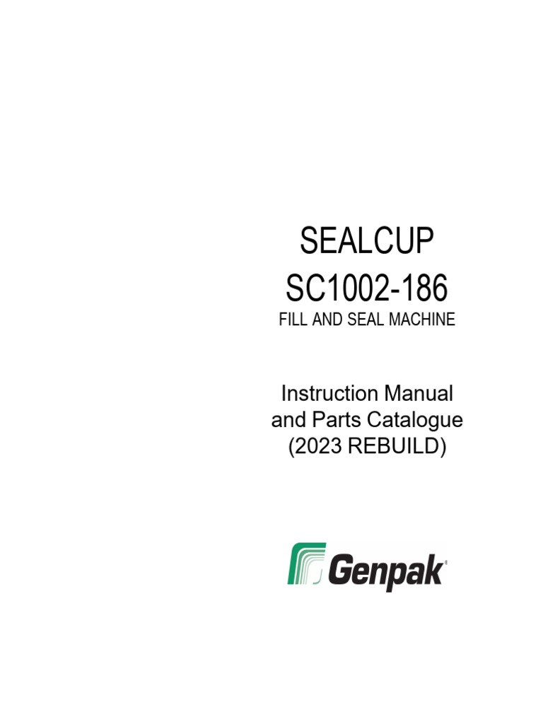 SC1002-186 Mar 2023 | PDF | Pump | Switch
