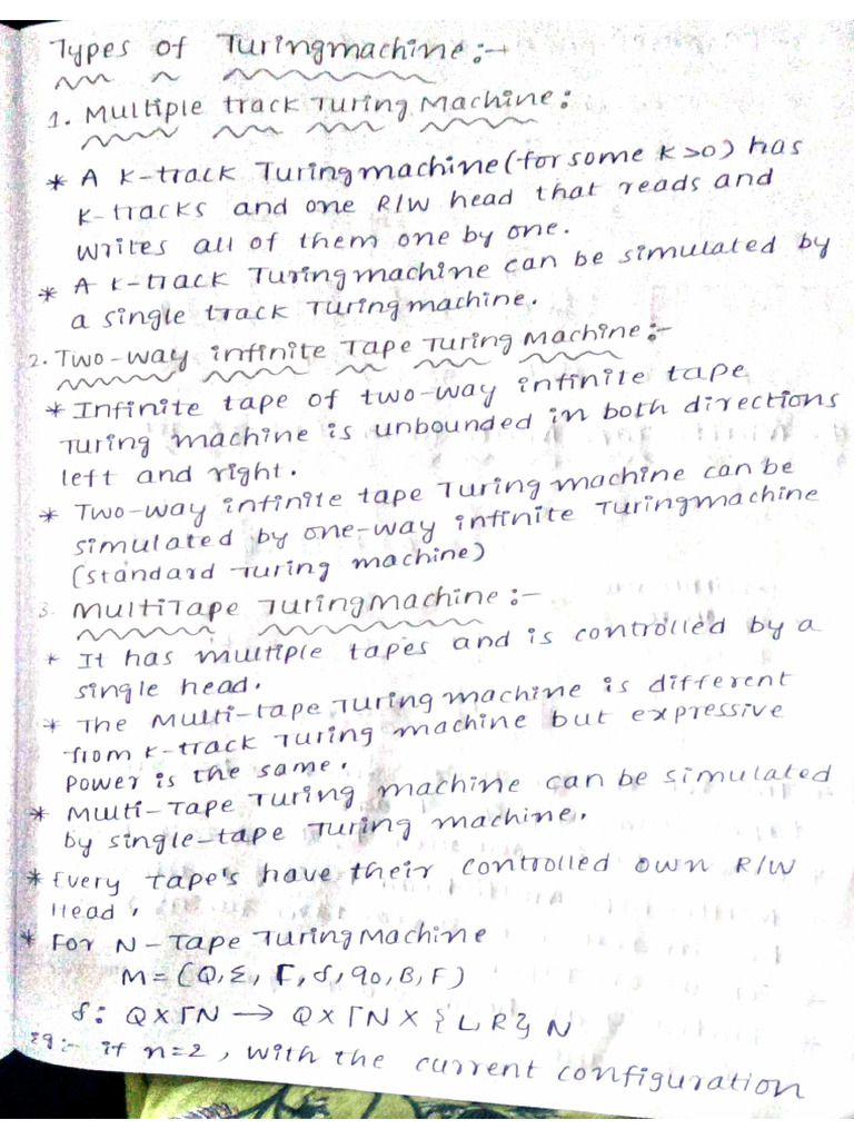 Variants of TM | PDF