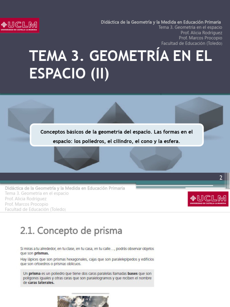Tema 3. Geometría Del Espacio | PDF | Geometría | Triángulo