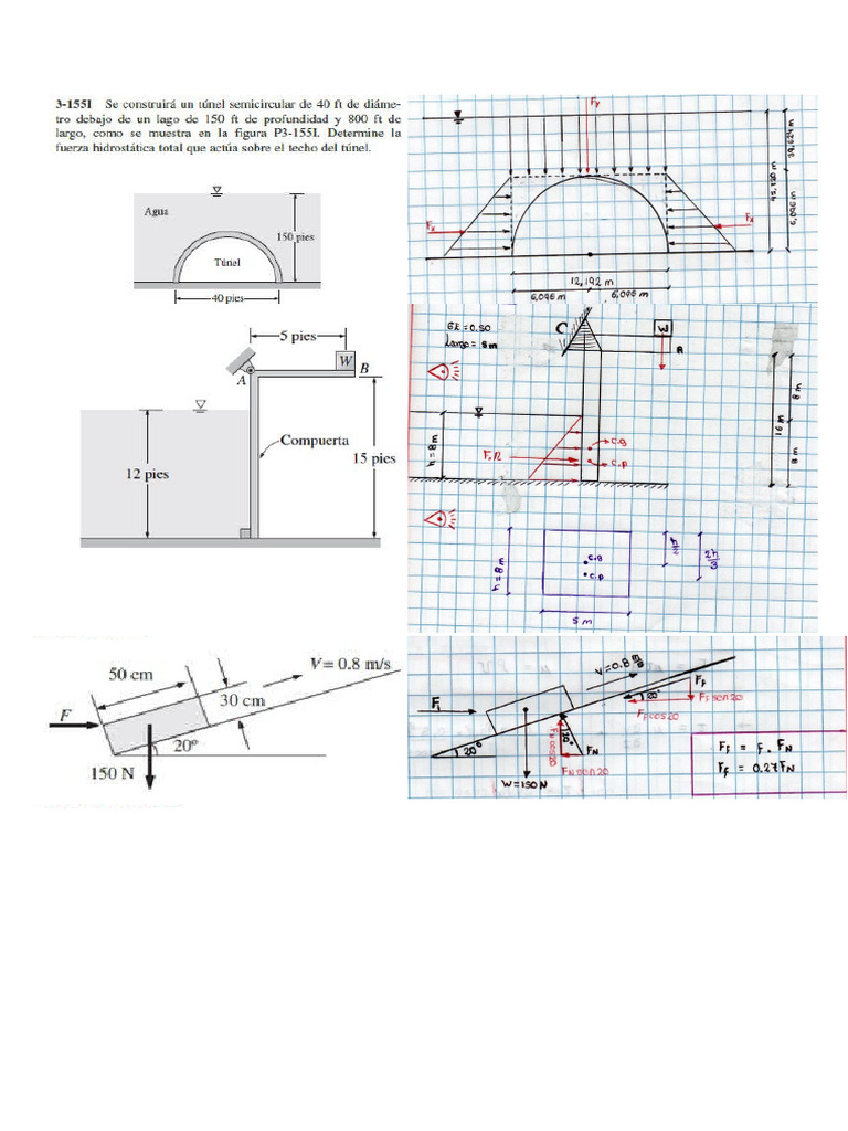 Formulas PC1 Mecanica de Fluidos | PDF