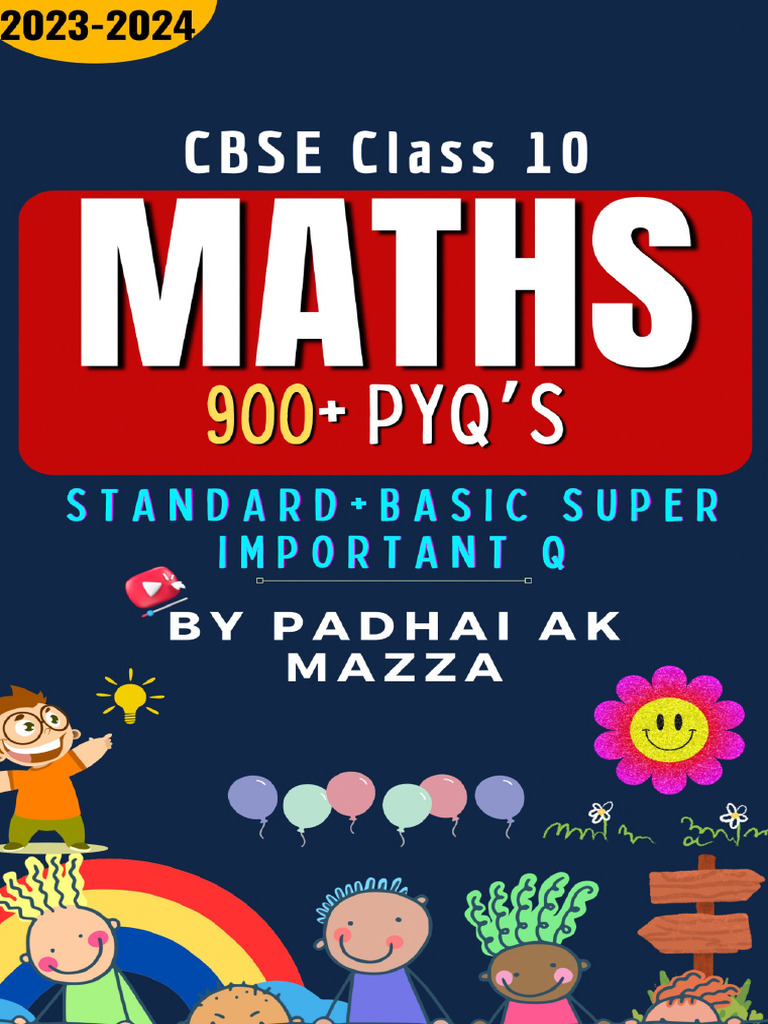 Class 10 Maths Important Questions | PDF | Numbers | Equations
