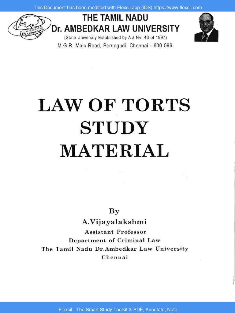 Law of Torts | PDF | Ios | Arm Architecture