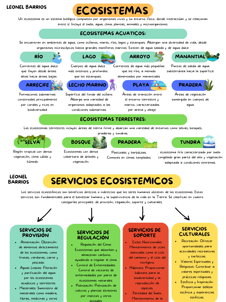 Ecosistemas | PDF | Ecosistema | Entorno natural