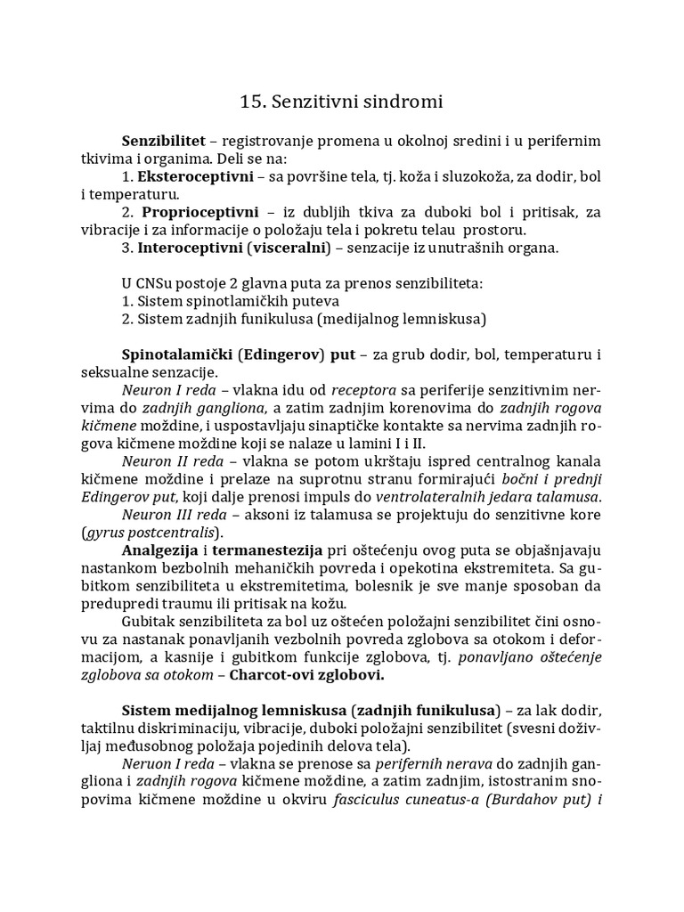 Neuro, Skripta | PDF