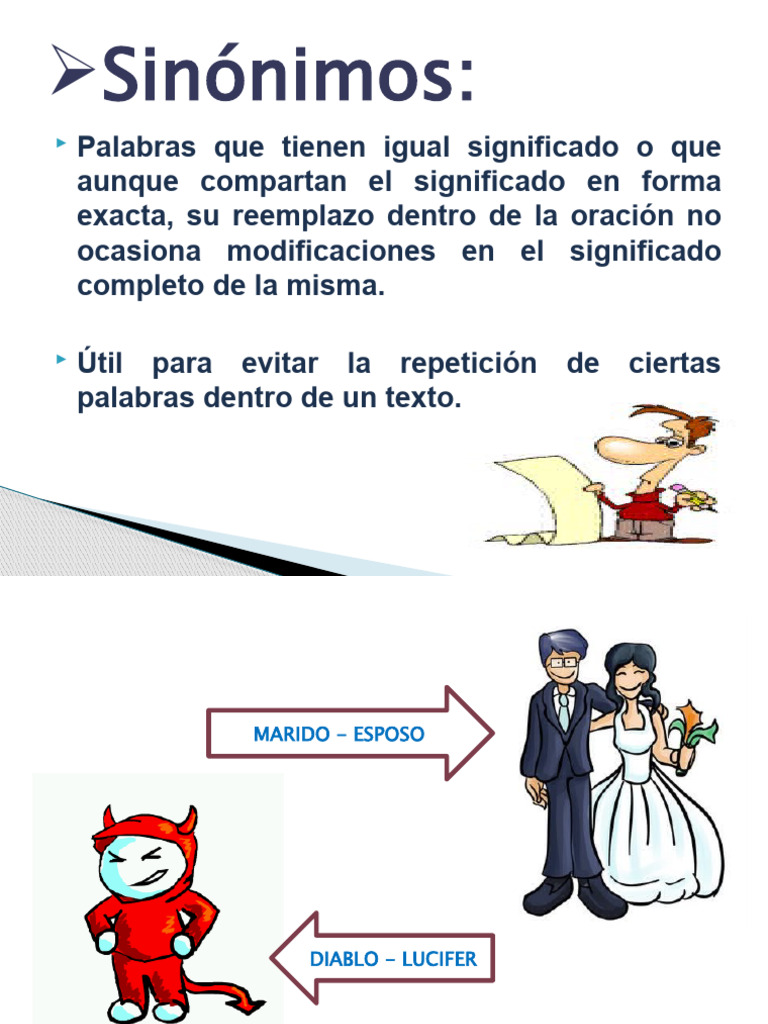 Sinónimos, Antónimos, Parónimos, Homónimos | PDF | Lingüística