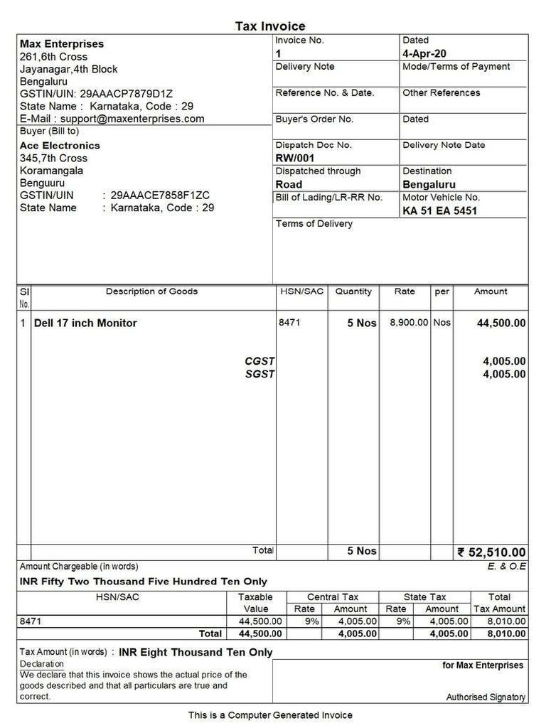 What Are The Different Types of Invoices For Small Business | PDF