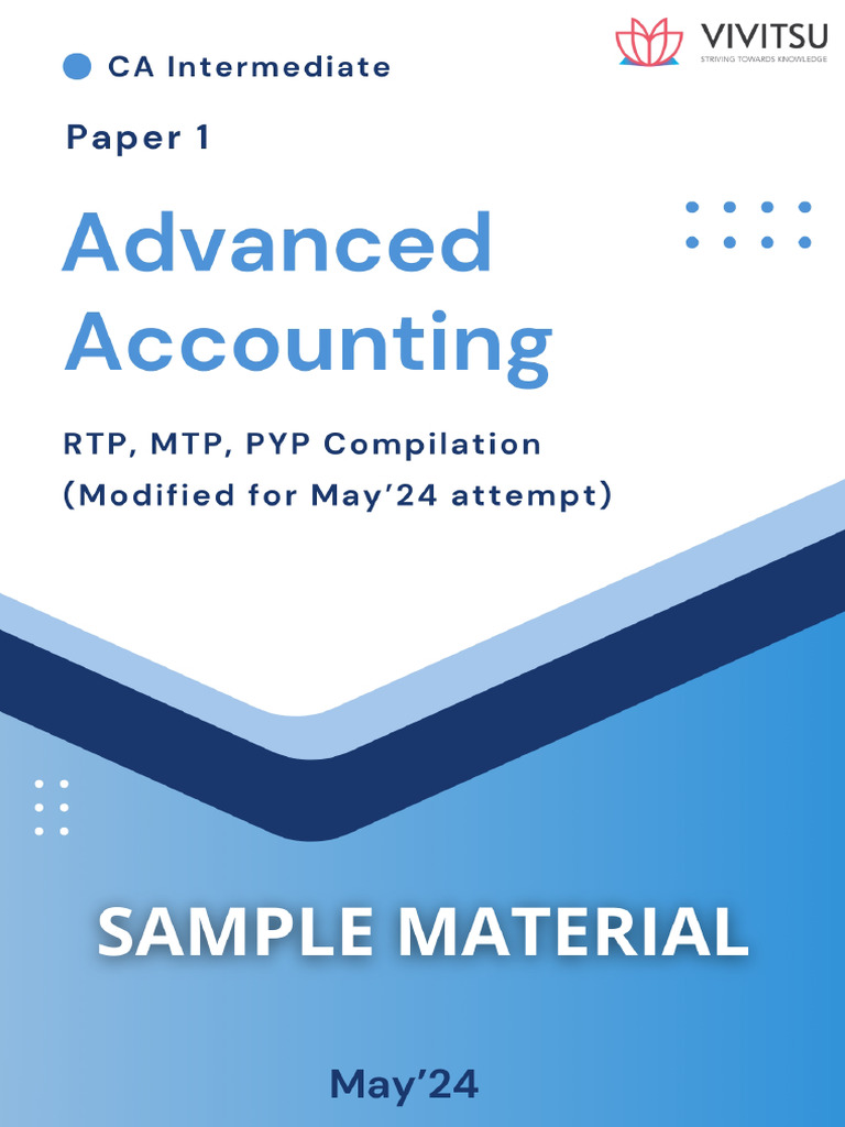 Adv Acc | PDF | Equity (Finance) | Balance Sheet