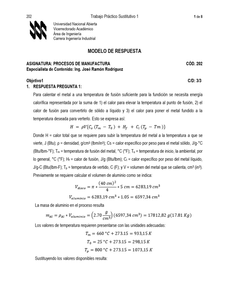 MDR 2020-1 Procesos de Manufacturas Cod202 | PDF | Deformación ...