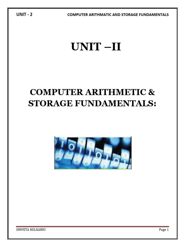 Fit Unit-2 2023 | PDF | Computer Data Storage | Random Access Memory