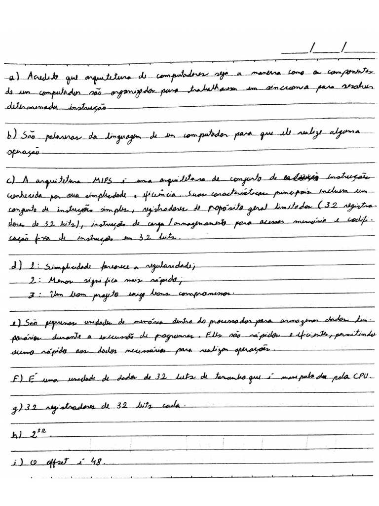 Lista1 Manuscrita | PDF