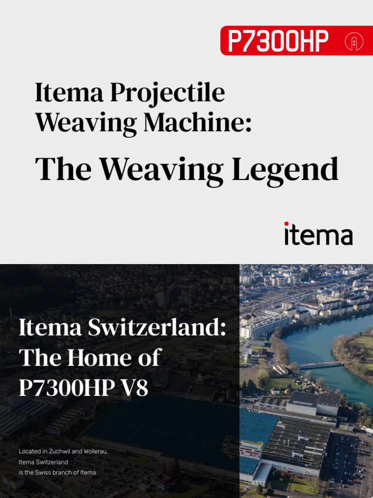 Itema Brochure P7300HP 50 01 09 BBC 20230606 EN-REV | PDF | Weaving ...