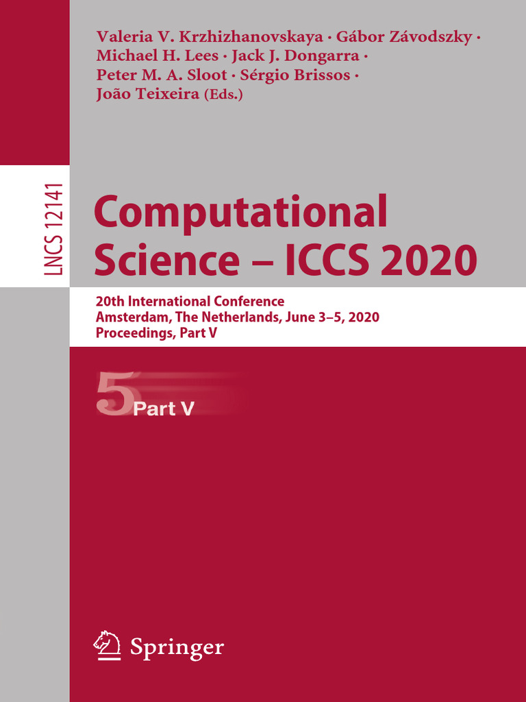 Computational Science - ICCS 2020 | PDF | Computer Science | Applied Mathematics