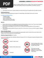 Learner Driver Manual | PDF | Driver's License | Traffic
