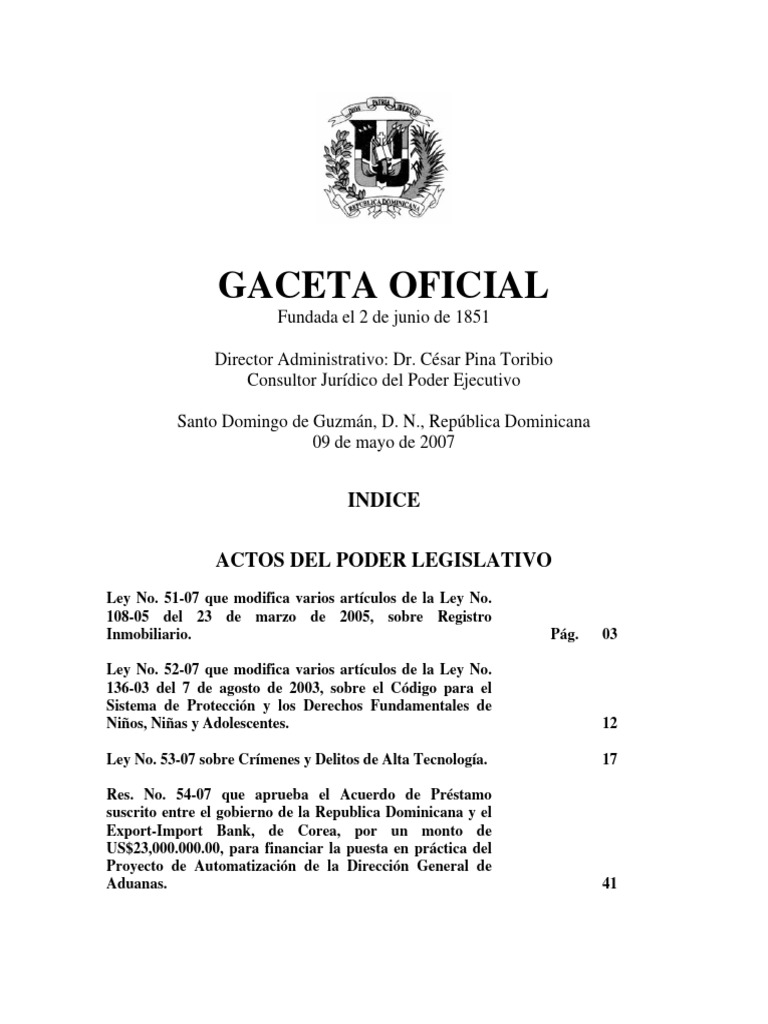 Gaceta 10416 | PDF | Datos | Sentencia (ley)