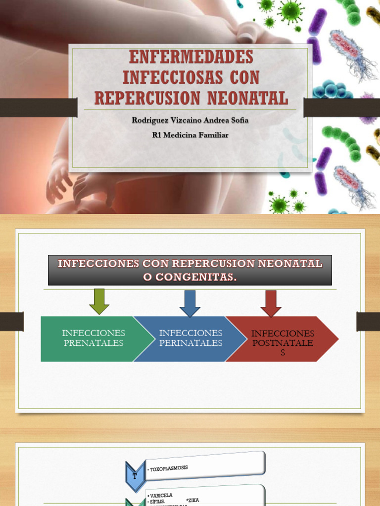 IC Enfermedades Infecciosas Con Repercusion Neonatal | PDF ...