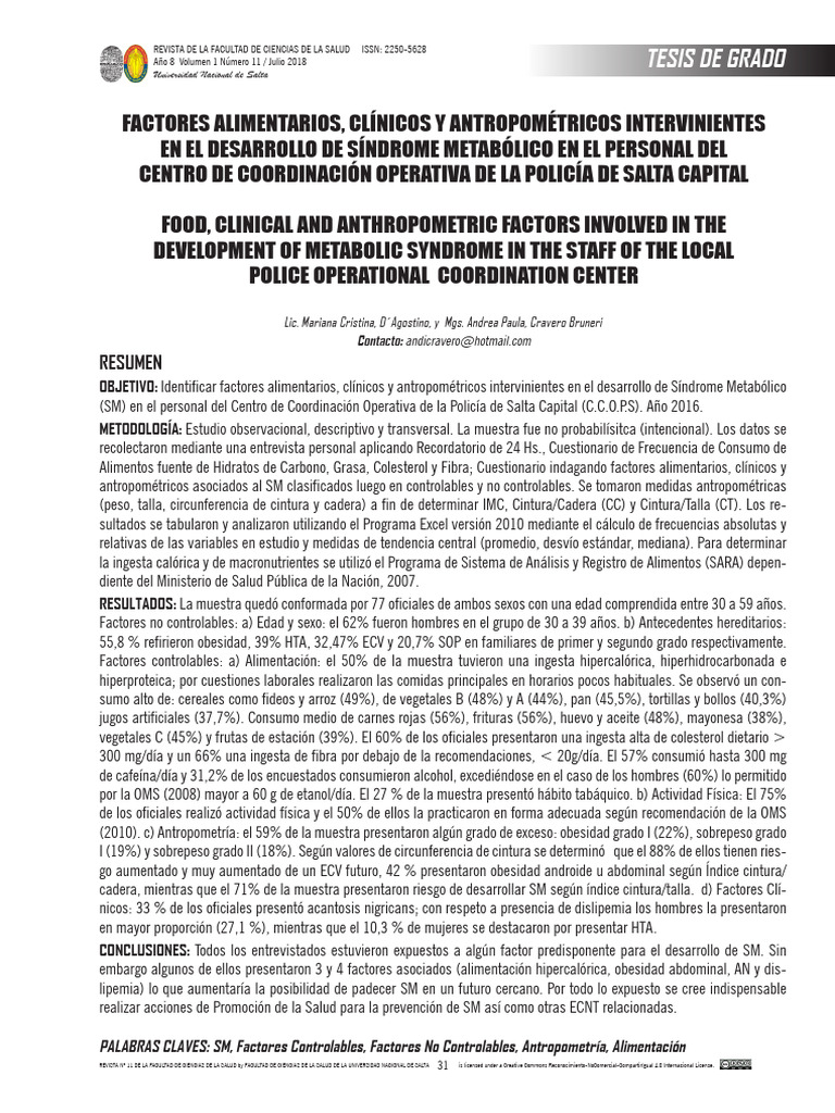 Ojsadmin, 31-34 | PDF | Obesidad | Síndrome metabólico