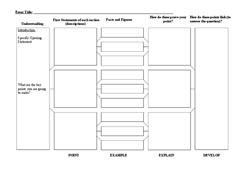 Essay Structure and Key Points Guide | PDF