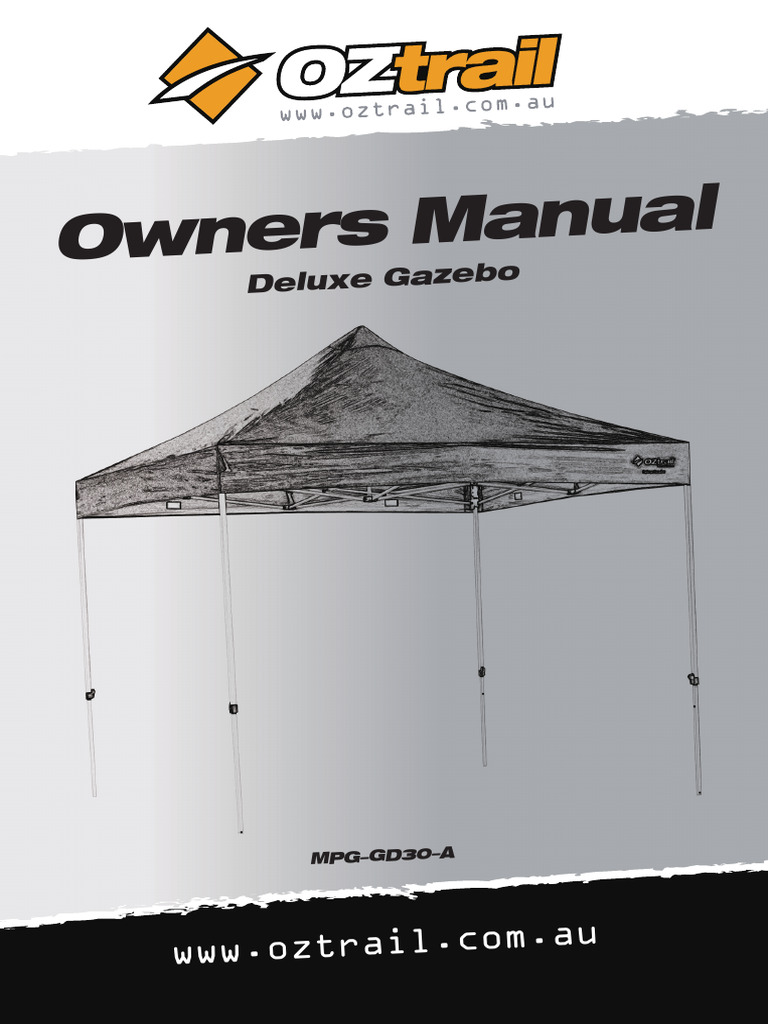 Deluxe Gazebo Assembly Guide | PDF | Screw