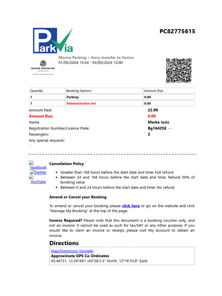 pdf | PDF | Parking Lot | Invoice