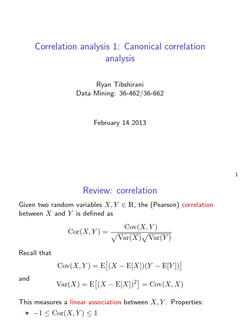 10 Cor1 | Download Free PDF | Variance | Matrix (Mathematics)