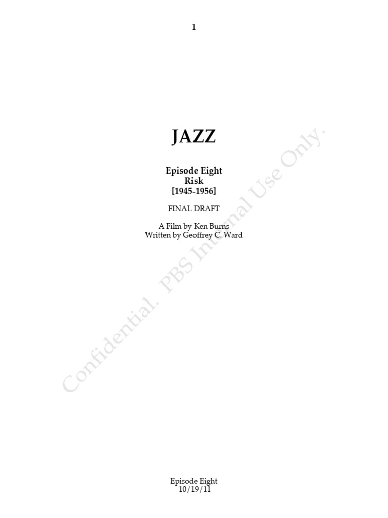 Jazz 20 EP820 Script | PDF | Jazz
