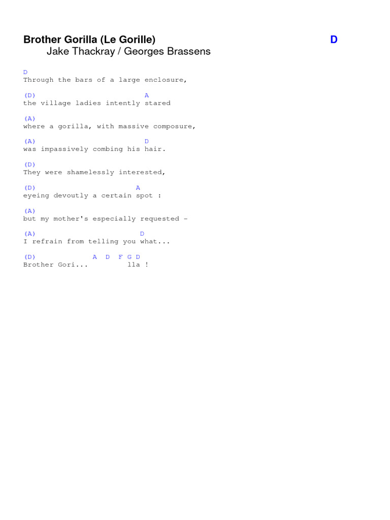 Brothergorilla | PDF