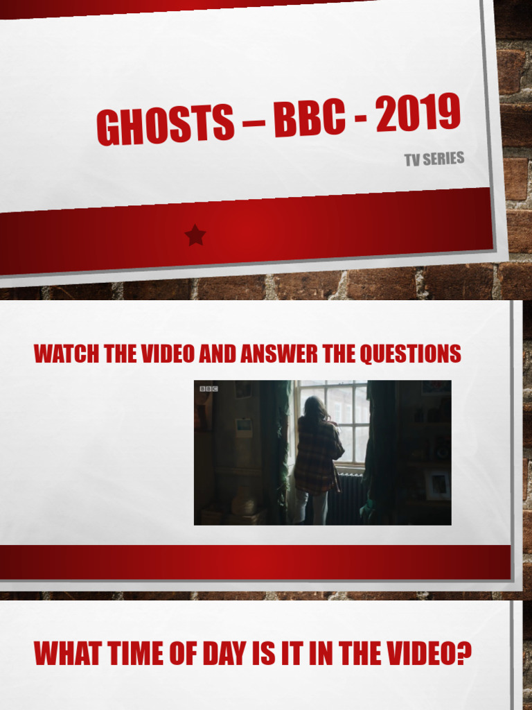 Ghosts - BBC - 2019 | PDF