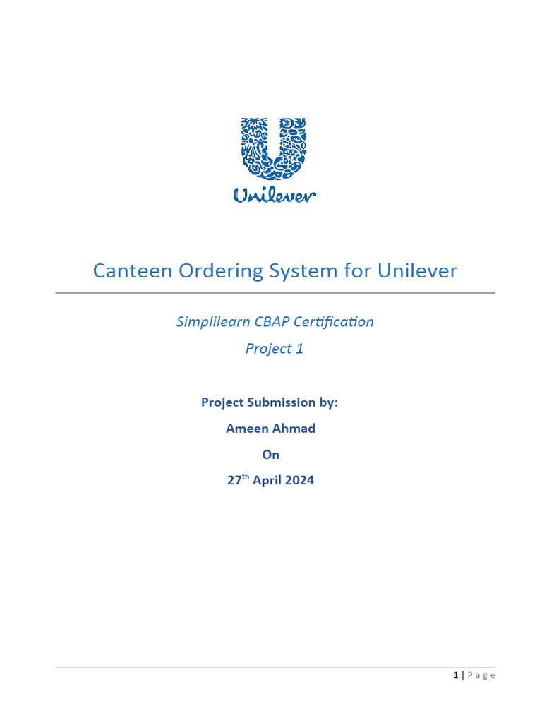 Project1 Canteen Ordering System | PDF | Password | Menu