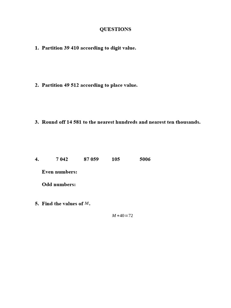 Math Questions Upsa | PDF