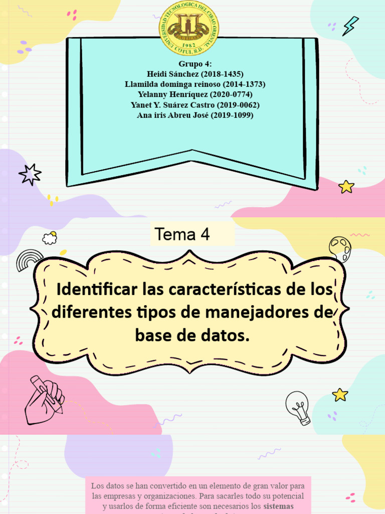 Copia de Grupo 4 Original | PDF | Bases de datos | Mi sql