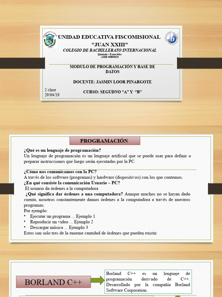 2 CONSOLIDADO - Borland C++ 1 | Descargar gratis PDF | Programa de computadora | Programación