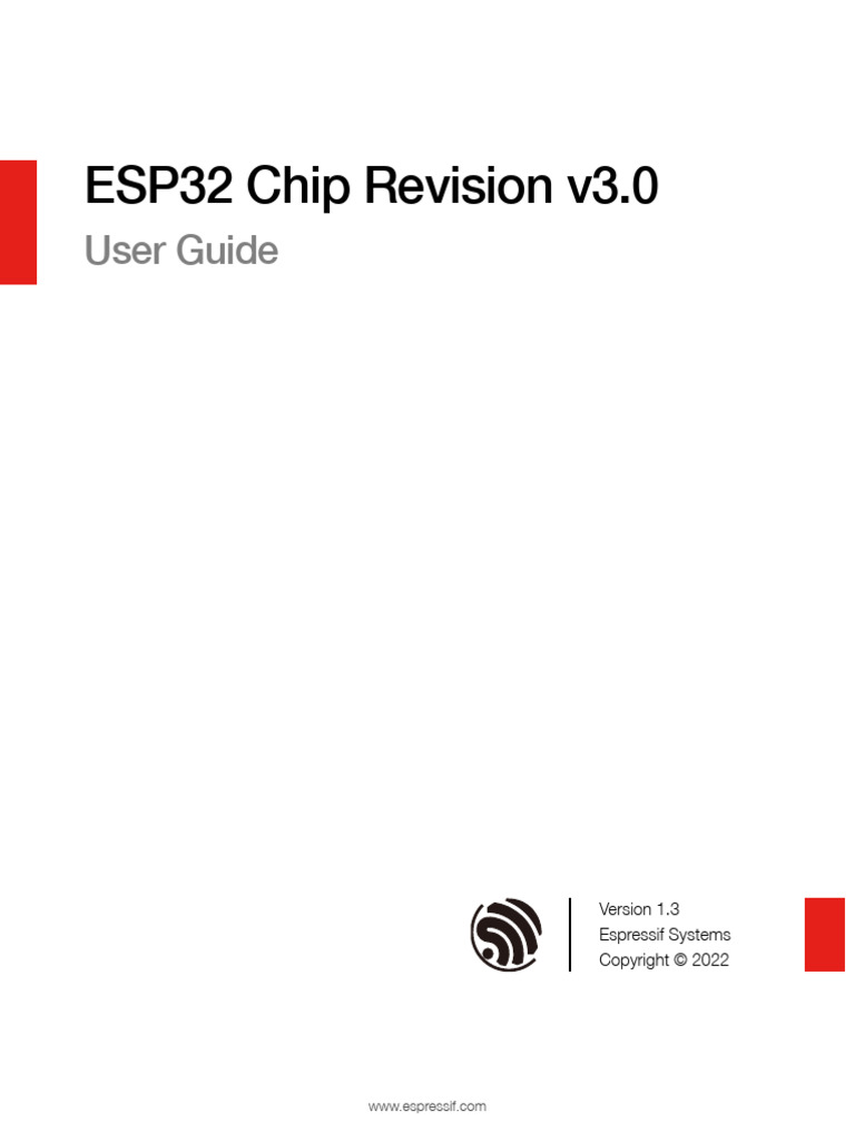 Esp32 Chip Revision v3 0 User Guide en | PDF | Trademark | Booting