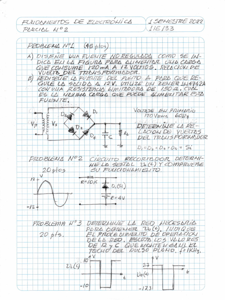 Parcial #2 (Clave) 1ie135 | PDF
