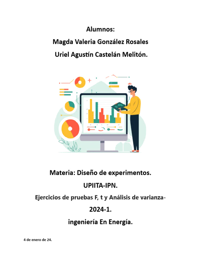 Ejercicios de Pruebas - 1EM1 | PDF | Experimentar | Análisis de variación