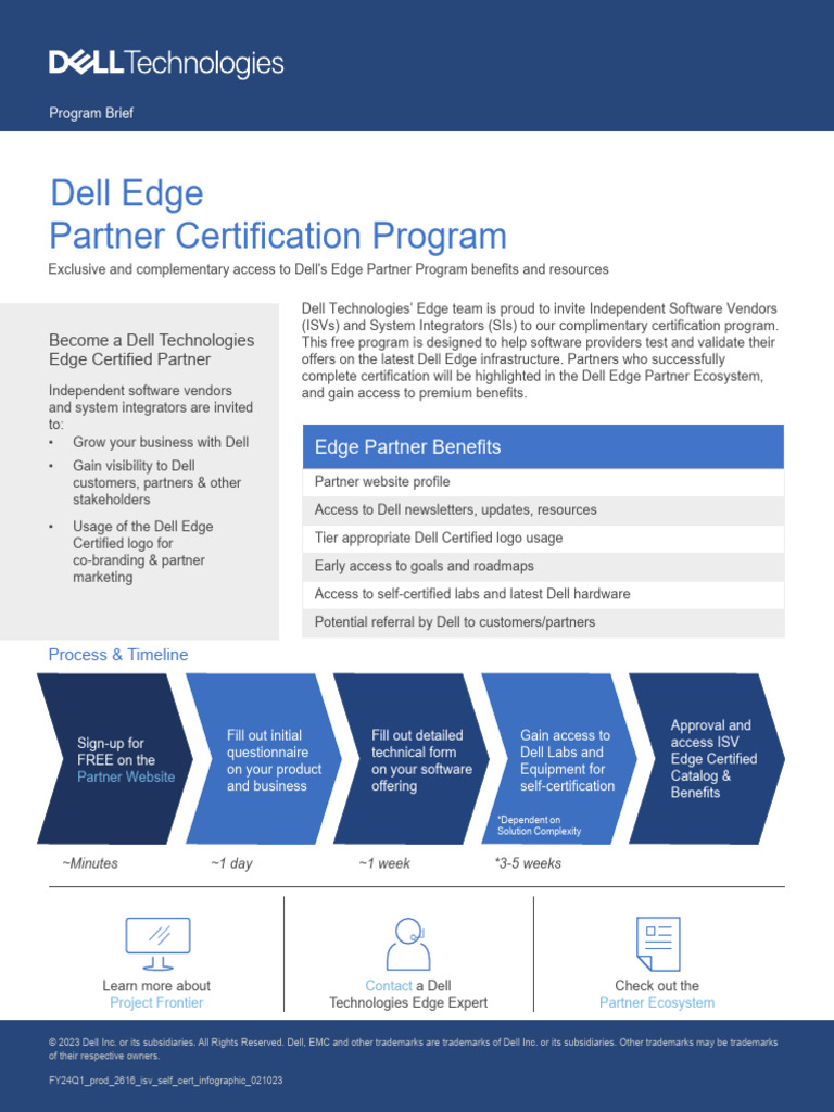 Dell Edge Partner Certification Program | PDF | Dell | Information ...