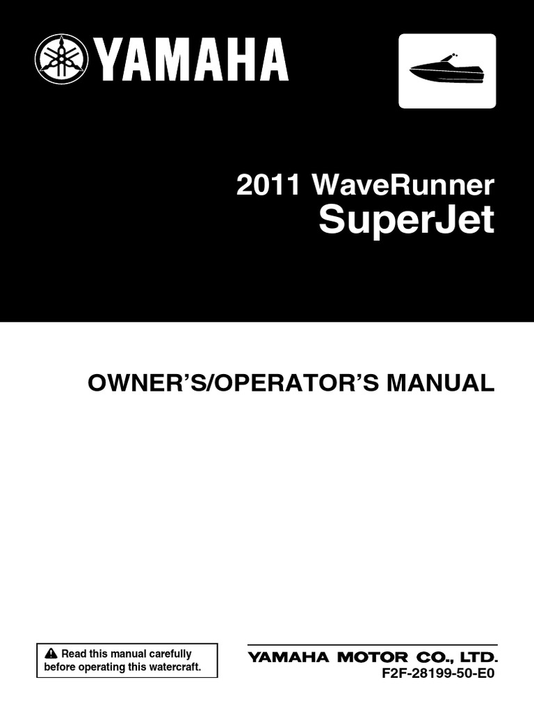 2011 Waverunner Superjet | Download Free PDF | Throttle | Jet Engine