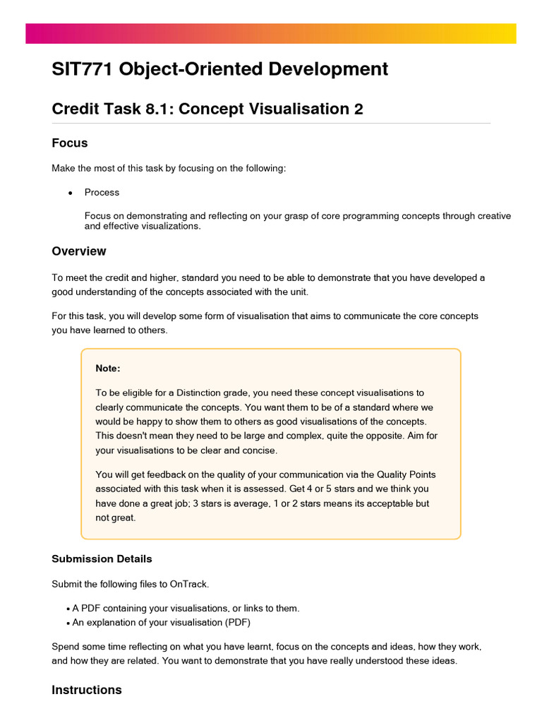 Sit771-8 2C | PDF | Concept | Visualization (Graphics)