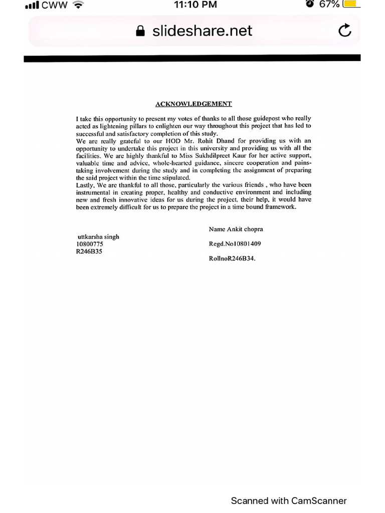 Snake Game With Report | PDF