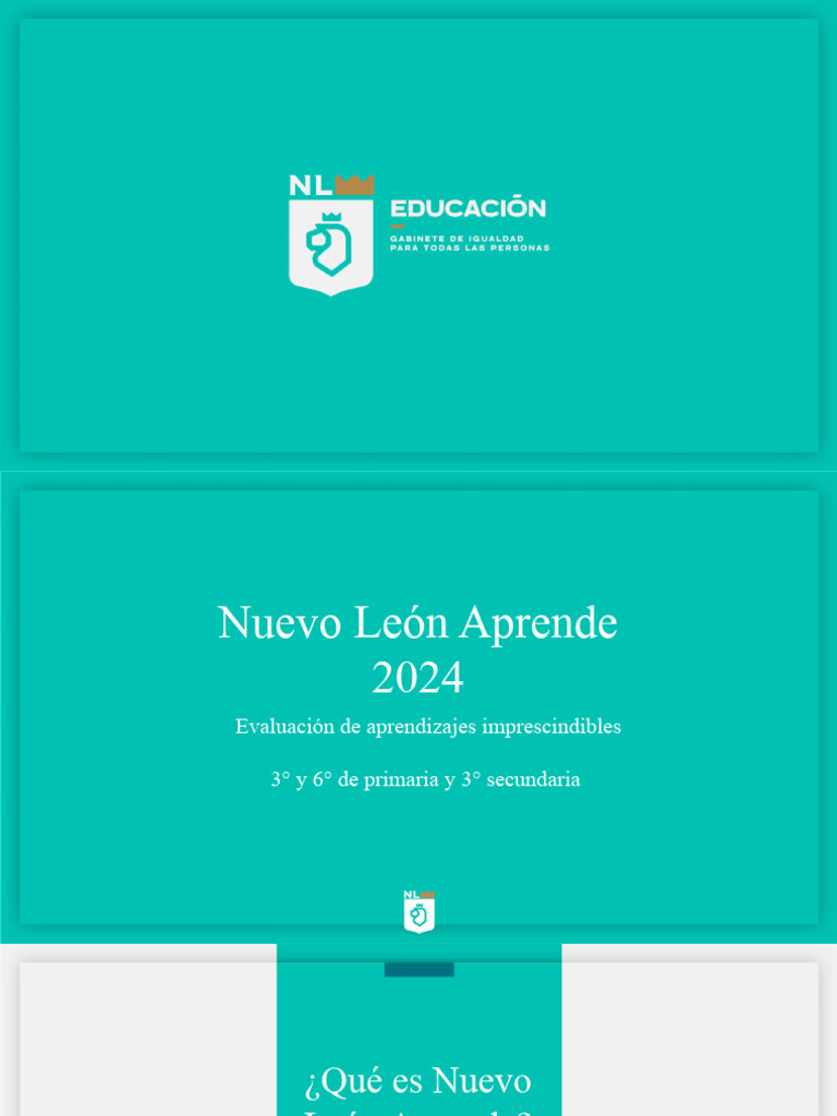 NL Aprende 2024 | PDF | Evaluación | Plan de estudios