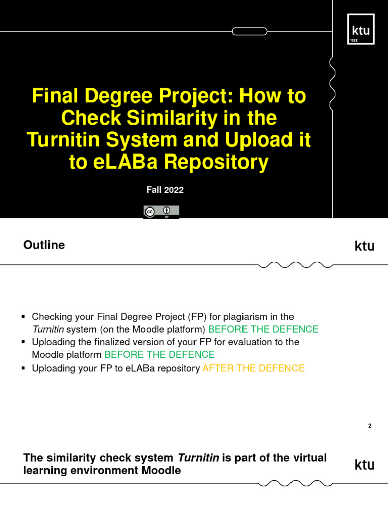 Uploading FP To Turnitin and eLABa - Fall - 2022 | PDF | Turnitin | Computing