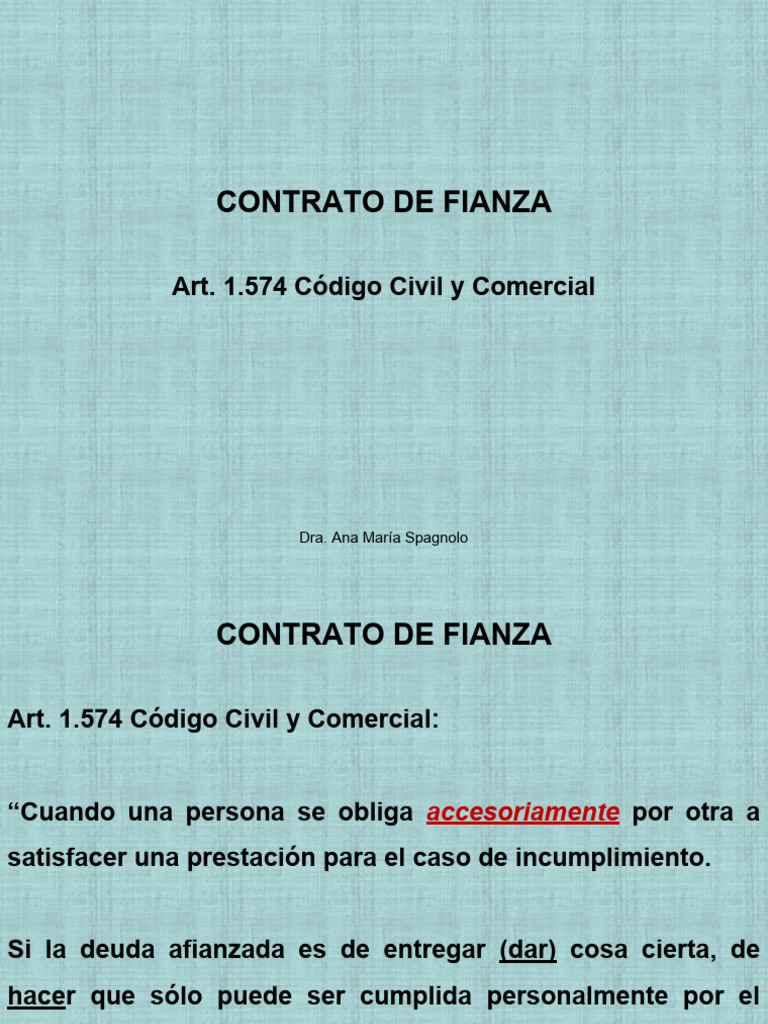 Contrato de Fianza 24 | PDF | Pagos | Garantía