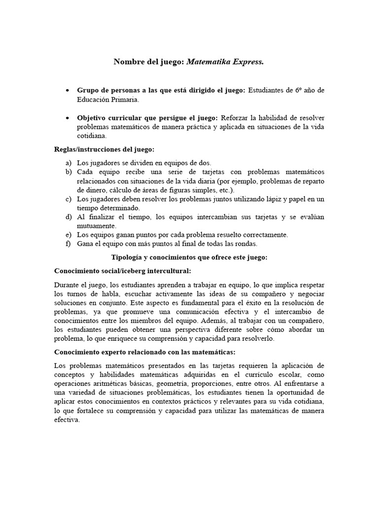 Matemática Express | PDF | Las emociones | Conocimiento