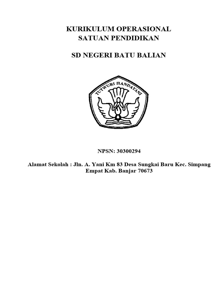 KOSP SD MODEL 1 - Sungkai Baru | PDF